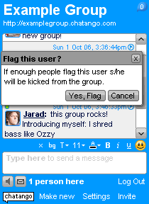 Chatango - Help - how to report abuse